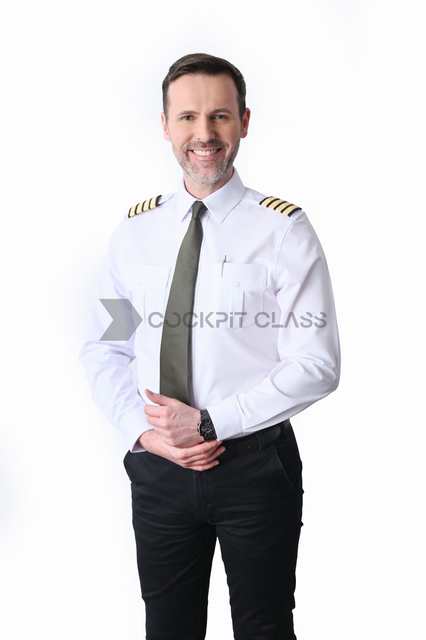 Pilot Shirt - Long sleeve Cockpit Class - pilot shirts